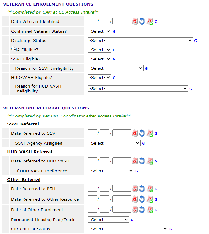VBNL Assessment: VBNL Workflow for SSVF Programs